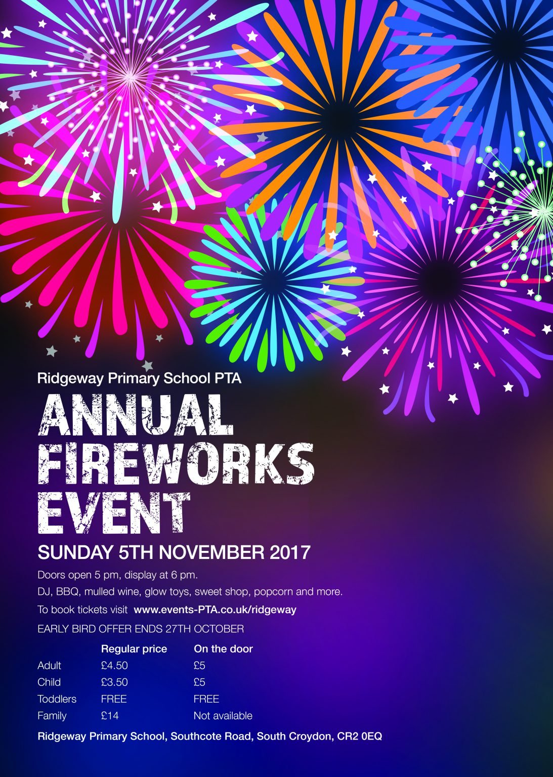 Fireworks poster – Beetreedesign