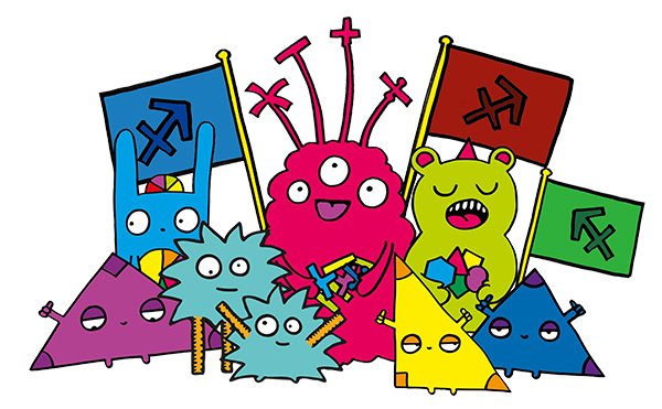 More maths monsters – Beetreedesign
